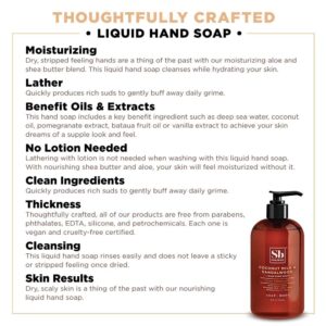 Soapbox Liquid Hand Soap Refill, Coconut Milk & Sandalwood | Vegan, Paraben Free, Moisturizing, Natural Hand Wash Refill for Kitchen and Bathroom, 64oz Half Gallon Refill (Pack of 1)