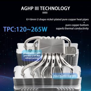 Thermalright Peerless Assassin 120 SE CPU Air Cooler, Dual Tower 6 Heat Pipe, Dual 120mm TL-C12C PWM CPU Fan, for AMD AM4/AM5/Intel LGA 1700/1150/1151/1200, AGHP Technology, Aluminium Heatsink Cover