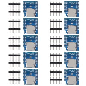 aceirmc 10pcs micro sd card shield d1 mini tf wifi esp8266 compatible for wemos d1 mini tf card module