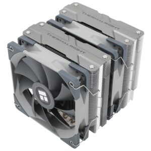 thermalright peerless assassin 120 cpu air cooler - 6 heat pipes, dual 120mm fans, aluminium heatsink, aghp tech, for amd/intel cpus