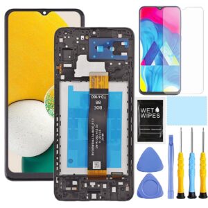 ztooyo for samsung galaxy a13 5g screen replacement with frame for samsung a13 a136u screen replacement kit s136dl a136a a136w lcd touch display digitizer with repair part tools 6.5 inch