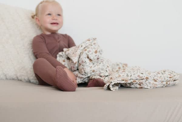 Mebie Baby Meadow Floral Muslin Swaddle, Modern and Neutral Swaddle Blanket for Baby Girl or Boy, Soft Baby Blankets, Newborn Swaddle Blanket, 0-3 Month, Comfy Wrap, Baby Essentials & Gifts