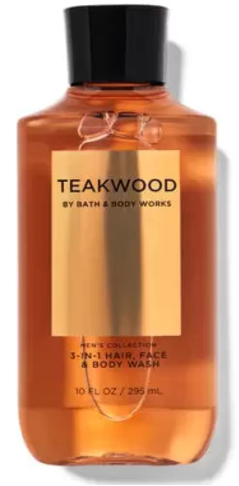 Bath and Body Works 3-in-1 Body Wash and Body Cream Scent Teakwood