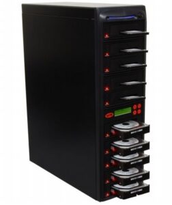 1:9 sata 2.5" & 3.5" dual port/hot swap hard disk drive/solid state drive (hdd/ssd) duplicator/sanitizer - (90mb/sec)