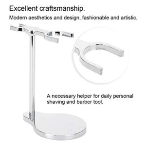 Shaving Brush Stand, Men Razor Stand Safety Razor Holder for Salon Home Travel Use Complete Your Shaving Set