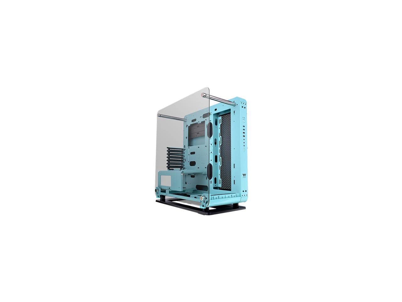 Thermaltake The Core P6 TG Turquoise Edition transformable ATX Mid Tower Fully Modular Computer Case with Tt LCS Certification CA-1V2-00MBWN-00