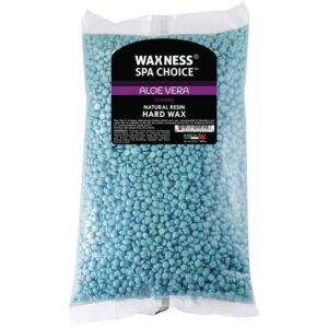 waxness spa choice aloe vera hard wax beads 2.2 lb / 1 kg