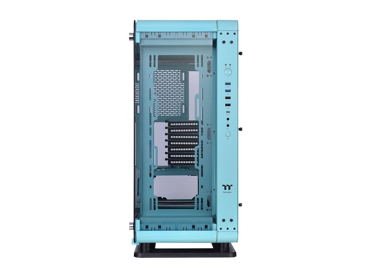 Thermaltake The Core P6 TG Turquoise Edition transformable ATX Mid Tower Fully Modular Computer Case with Tt LCS Certification CA-1V2-00MBWN-00