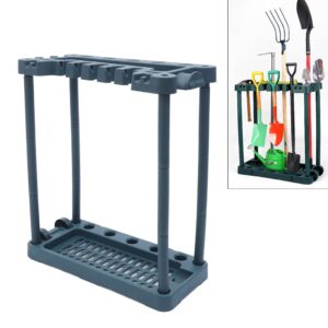 DNYSYSJ Garden Tool Organizer,Garden Garage Tool Rack Organizer Broom Mop Holder Utility Storage Stand Tower