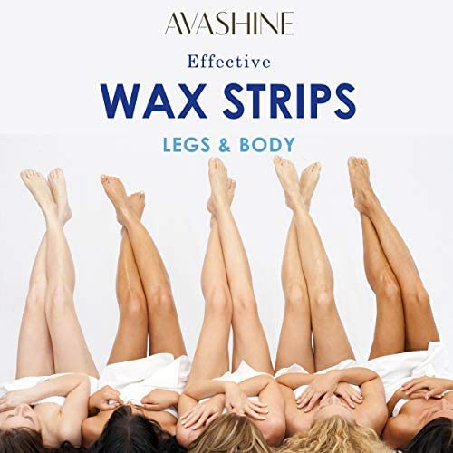 Creip Wax Strips, Hair Removal Wax Strips For Arm, Leg, Brazilian, Underarm Hair, Bikini, Waxing Kit with 32 Wax Strips