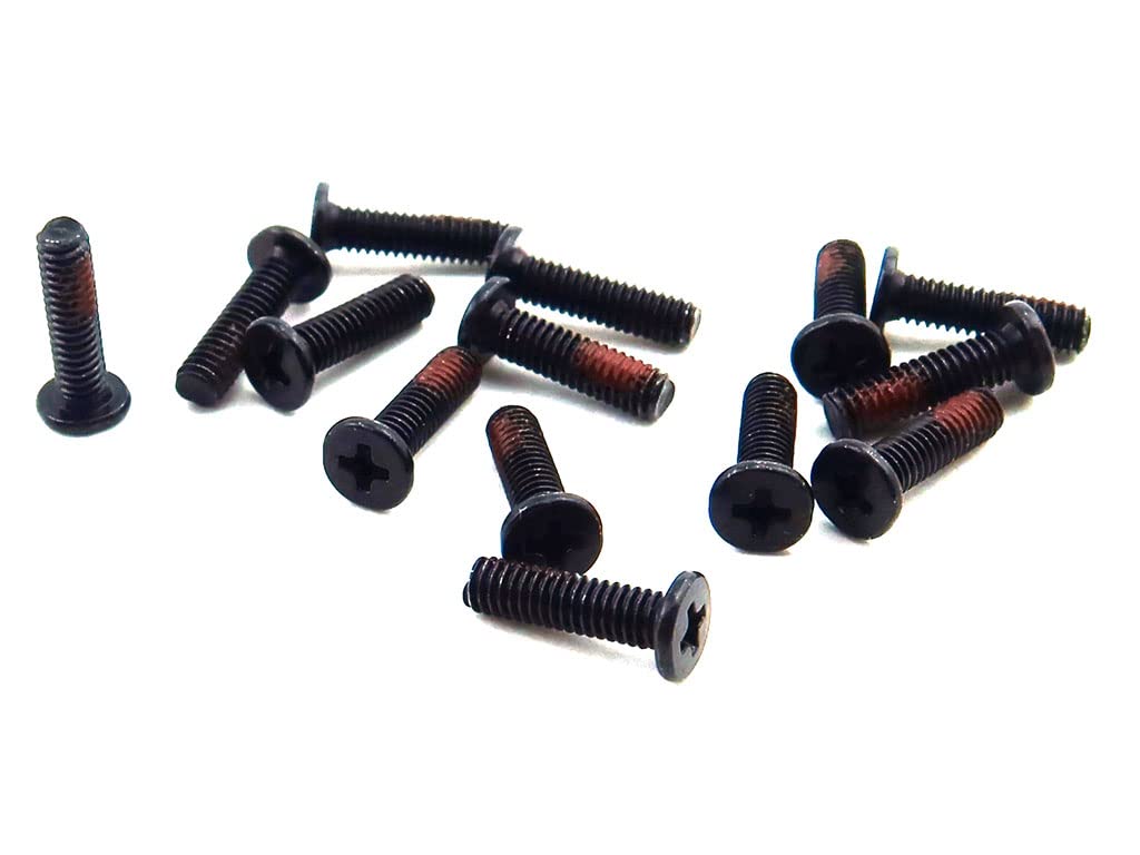 Nylok Patch Flat Phillips Head M2.5x12L Screws 85 Pieces Package 734093-001 Compatible Replacement Spare Part for HP Compatible and Other Systems