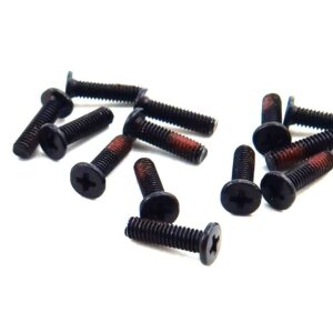 Nylok Patch Flat Phillips Head M2.5x12L Screws 85 Pieces Package 734093-001 Compatible Replacement Spare Part for HP Compatible and Other Systems