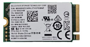 ssstc internal ssd, 128gb pcie gen 3 x 4 nvme solid state drive, m.2 2242 b+m key, model cl1-4d128, oem package