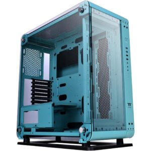 Thermaltake The Core P6 TG Turquoise Edition transformable ATX Mid Tower Fully Modular Computer Case with Tt LCS Certification CA-1V2-00MBWN-00