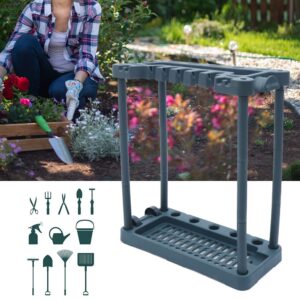 DNYSYSJ Garden Tool Organizer,Garden Garage Tool Rack Organizer Broom Mop Holder Utility Storage Stand Tower