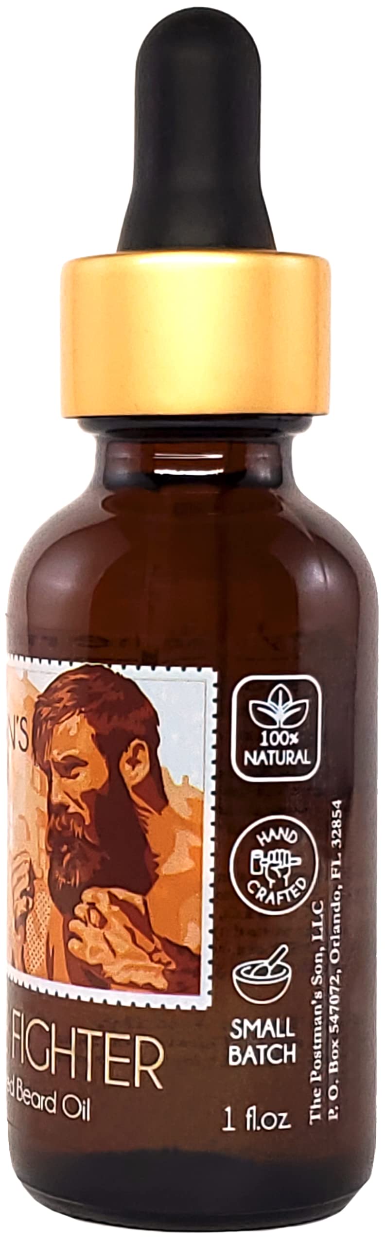 The Postman's Son - PRIZE FIGHTER - Crafted Beard Oil - 1 fl oz