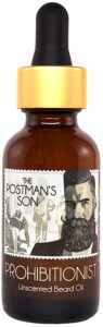 the postman's son - prohibitionist - unscented beard oil - 1 fl oz