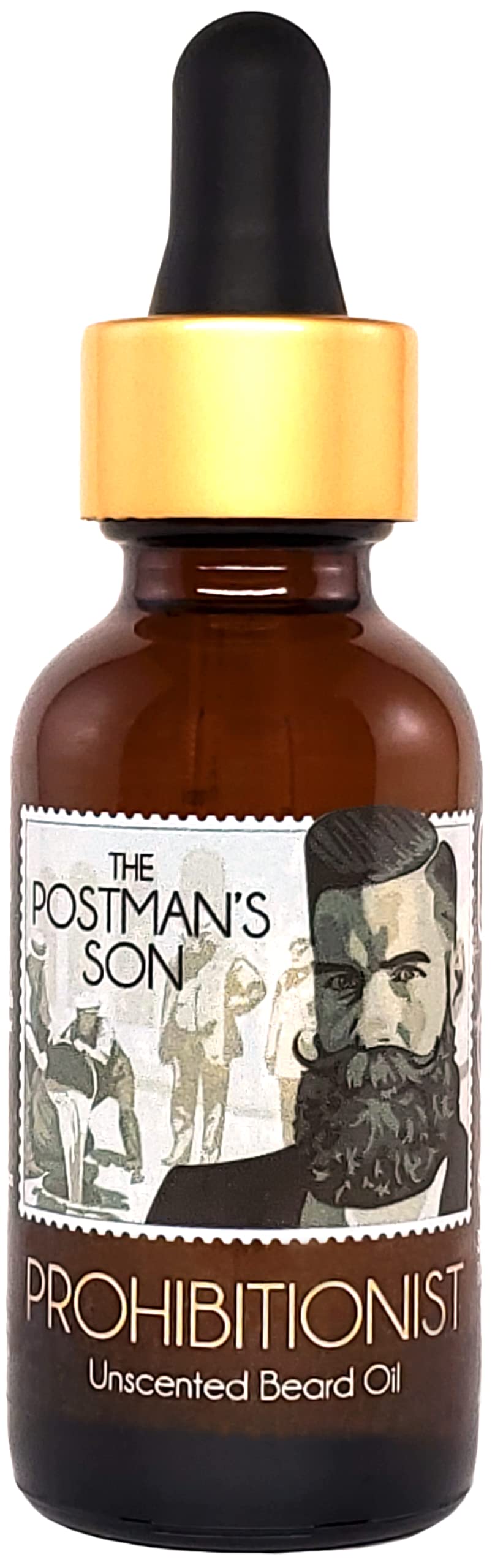 The Postman's Son - PROHIBITIONIST - Unscented Beard Oil - 1 fl oz