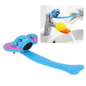 garosa kids faucet extender sink handle extender faucet extension attachment hand washing solution good sanitation for toddlers kids babies child (blue)