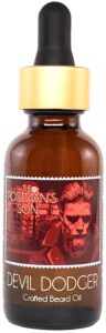 the postman's son - devil dodger - crafted beard oil - 1 fl oz