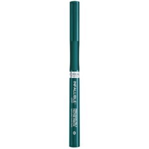 L’Oréal Paris Cosmetics Makeup Infallible Grip Precision Felt Eyeliner, Smudge Resistant, Long Lasting Waterproof Eyeliner, Green, Green, 0.03 fl oz