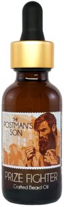 the postman's son - prize fighter - crafted beard oil - 1 fl oz