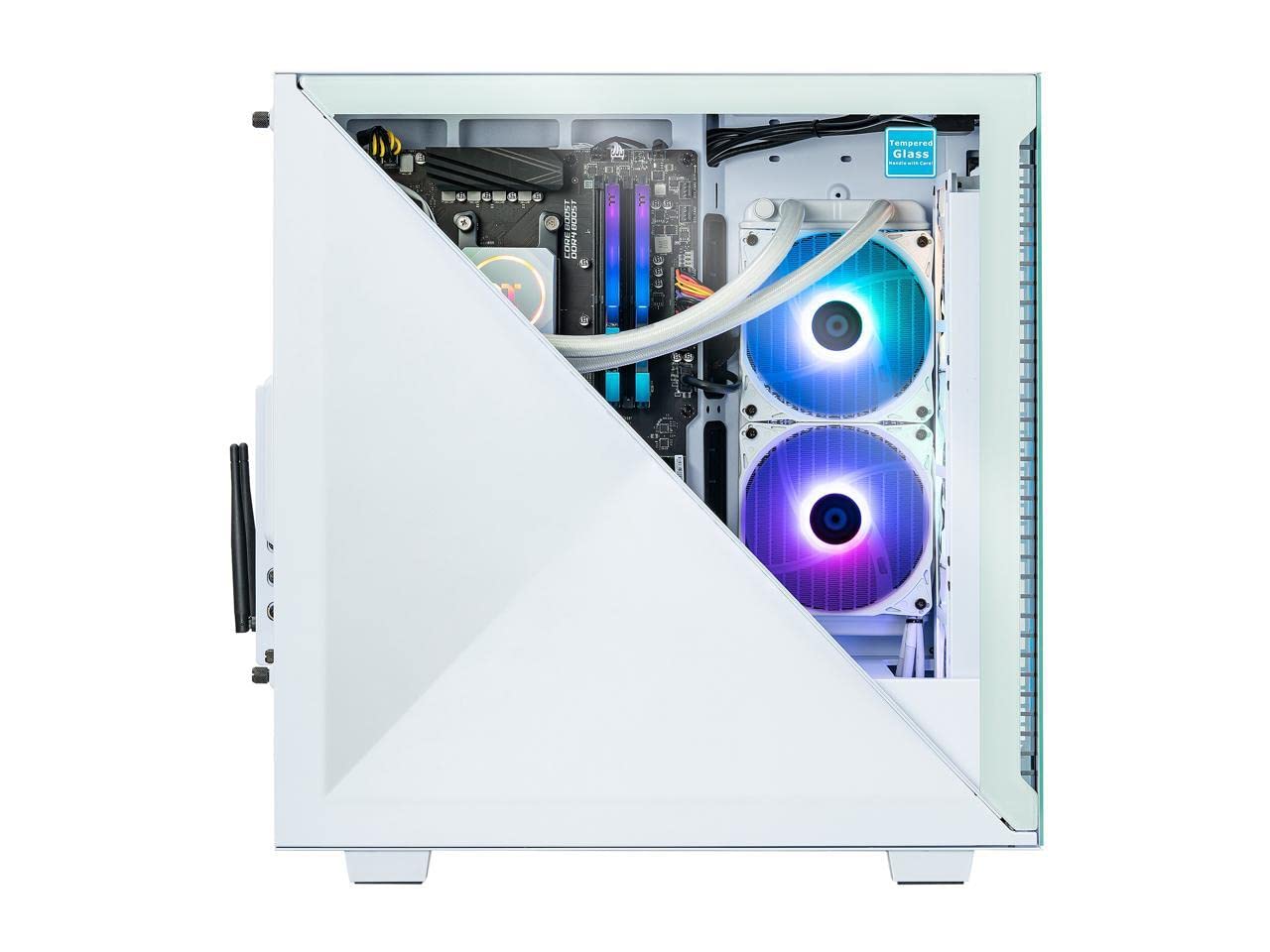 Thermaltake LCGS Avalanche 360T AIO Liquid Cooled Gaming PC (AMD Ryzen™ 5 5600X 6-core, DDR4 3600Mhz 16GB RGB Memory, NVIDIA® GeForce RTX™ 3060 Ti, 1TB NVMe M.2, WiFi, Win10 Home) D3AV-B550-36T-LCS