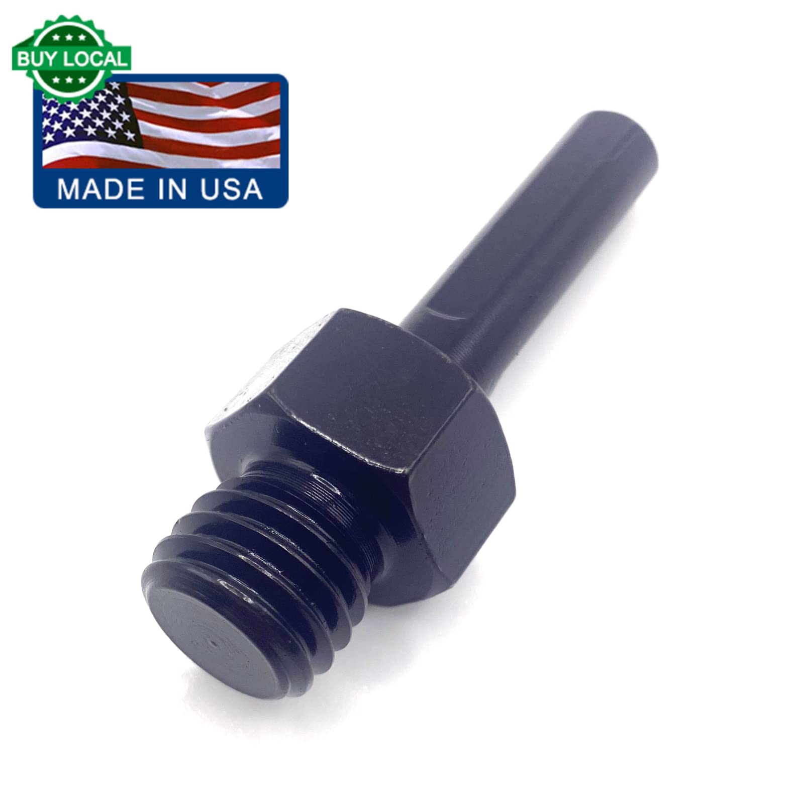 Core Drill Bit 5/8-11 to 3/8 Arbor Adapter for Threaded Diamond Hole Saw Triangle Drill Sanding Attachment Arbor Shaft Adapter (2)