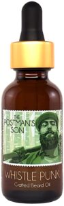 the postman's son - whistle punk - crafted beard oil - 1 fl oz