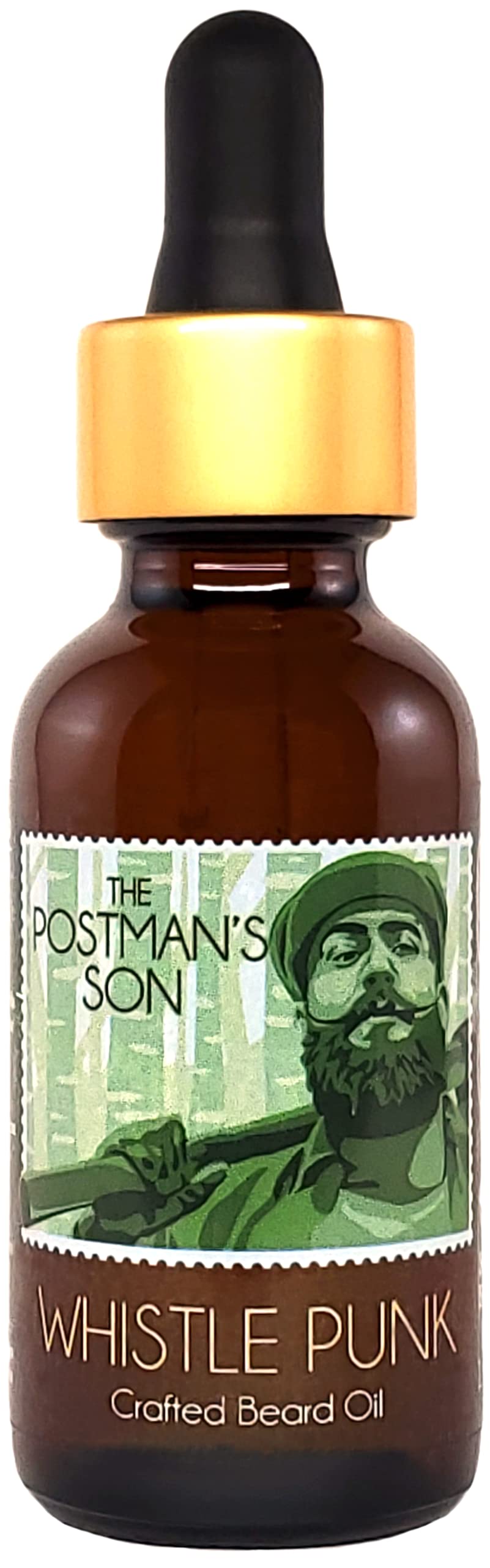 The Postman's Son - WHISTLE PUNK - Crafted Beard Oil - 1 fl oz