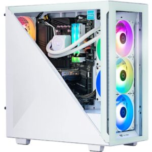 Thermaltake LCGS Avalanche 360T AIO Liquid Cooled Gaming PC (AMD Ryzen™ 5 5600X 6-core, DDR4 3600Mhz 16GB RGB Memory, NVIDIA® GeForce RTX™ 3060 Ti, 1TB NVMe M.2, WiFi, Win10 Home) D3AV-B550-36T-LCS