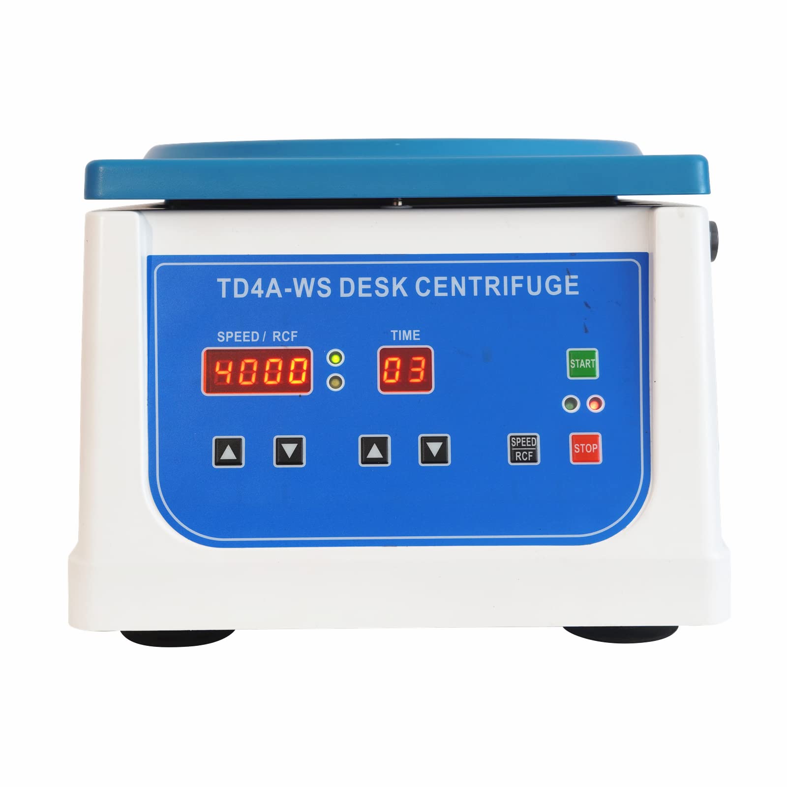 Soiiw PRP Centrifuge Lab Benchtop Centrifuge Machine with 8x15ML Place Rotor,110 V Variable Speed 500-4,000 RPM,90 Min Timer