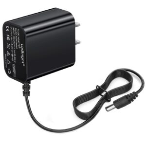 UpBright 5V 1A AC/DC Adapter Compatible with Crosley CR8005F CR8005F-W0 Cruiser Plus Portable Turntable CR8005D BK CR8005 D CR 8005 CR8005F-GA CR8005D-BL CR8005D-TU CR8005D-TW CR8005D-WS Power Supply