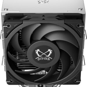 Scythe Mugen 6 CPU Air Cooler, Intel LGA1700, LGA1151, AMD AM5, AM4 Support,120mm, Single Tower, Aluminium Top Cover (Scythe Mugen 5 Rev.C)