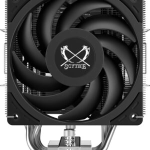 Scythe Mugen 6 CPU Air Cooler, Intel LGA1700, LGA1151, AMD AM5, AM4 Support,120mm, Single Tower, Aluminium Top Cover (Scythe Mugen 5 Rev.C)