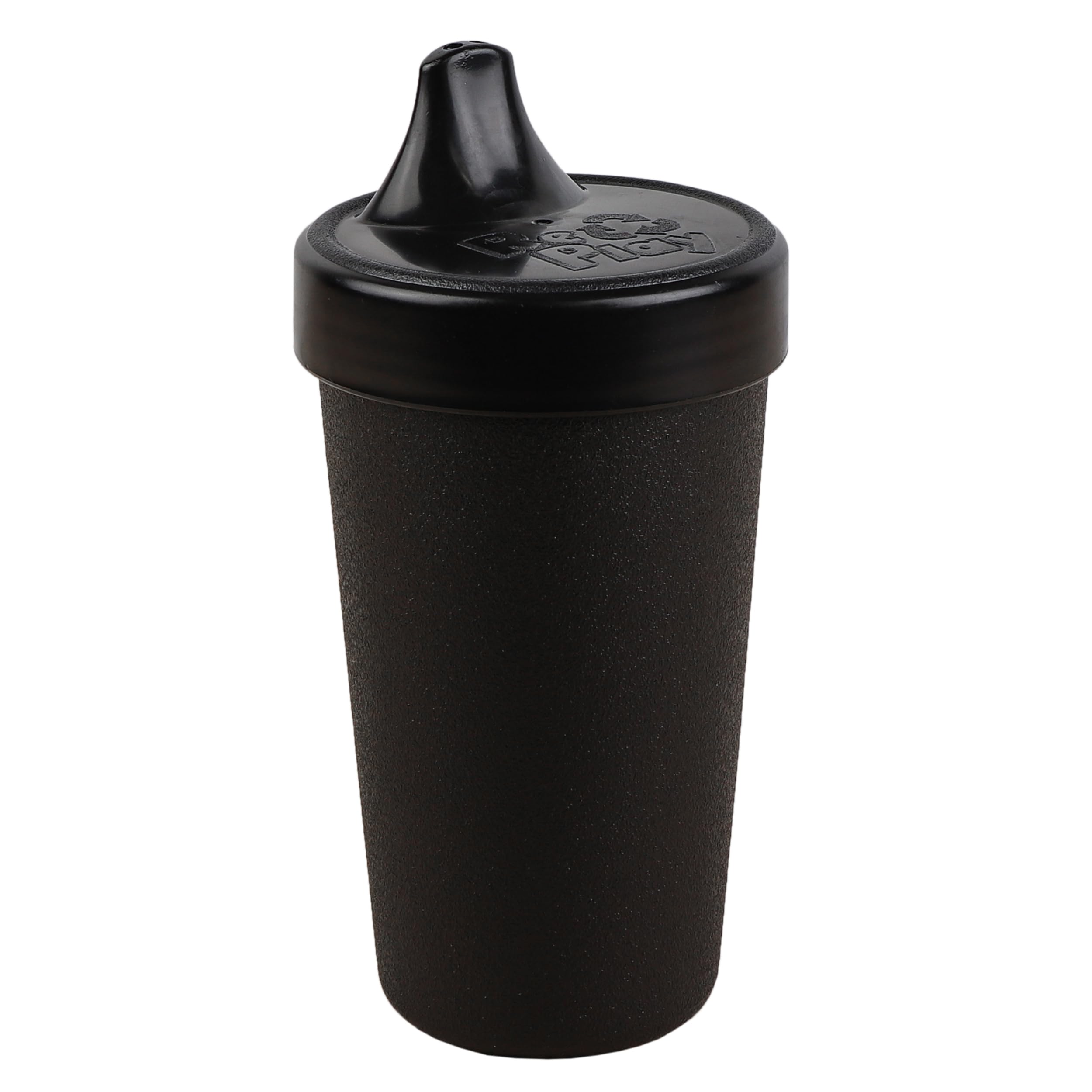 Re-Play Made in USA 10 Oz. Sippy Cups for Toddlers, Pack of 1 - Reusable Spill Proof Cups for Kids, Dishwasher/Microwave Safe - Hard Spout Sippy Cups for Toddlers 3.13" x 6.25", Black