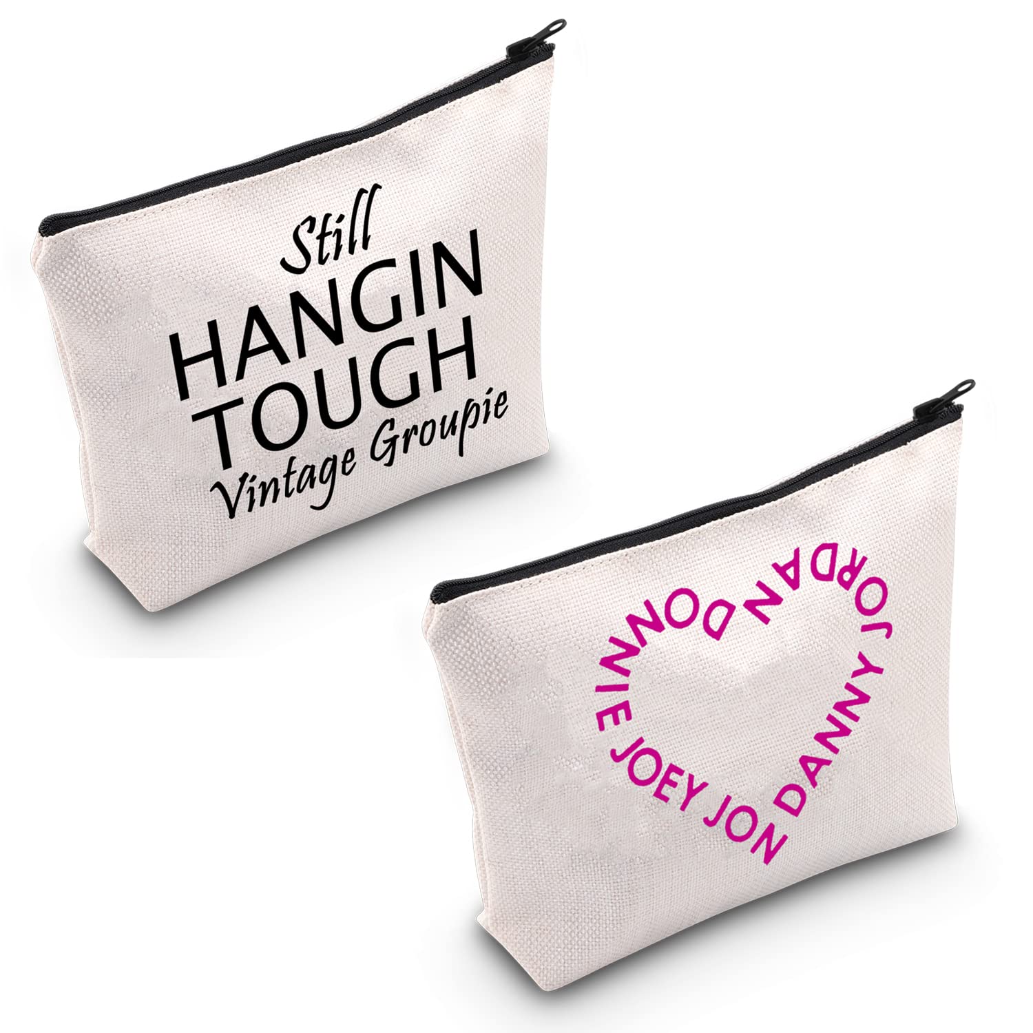 TSOTMO Music Lover Gift Concert Souvenir Gift Boy Band Group Gift Still Hangin Tough Vintage Groupie Inspired By Band Cosmetic Bag For Fans(Groupie)