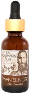 the postman's son - swan slinger - crafted beard oil - 1 fl oz