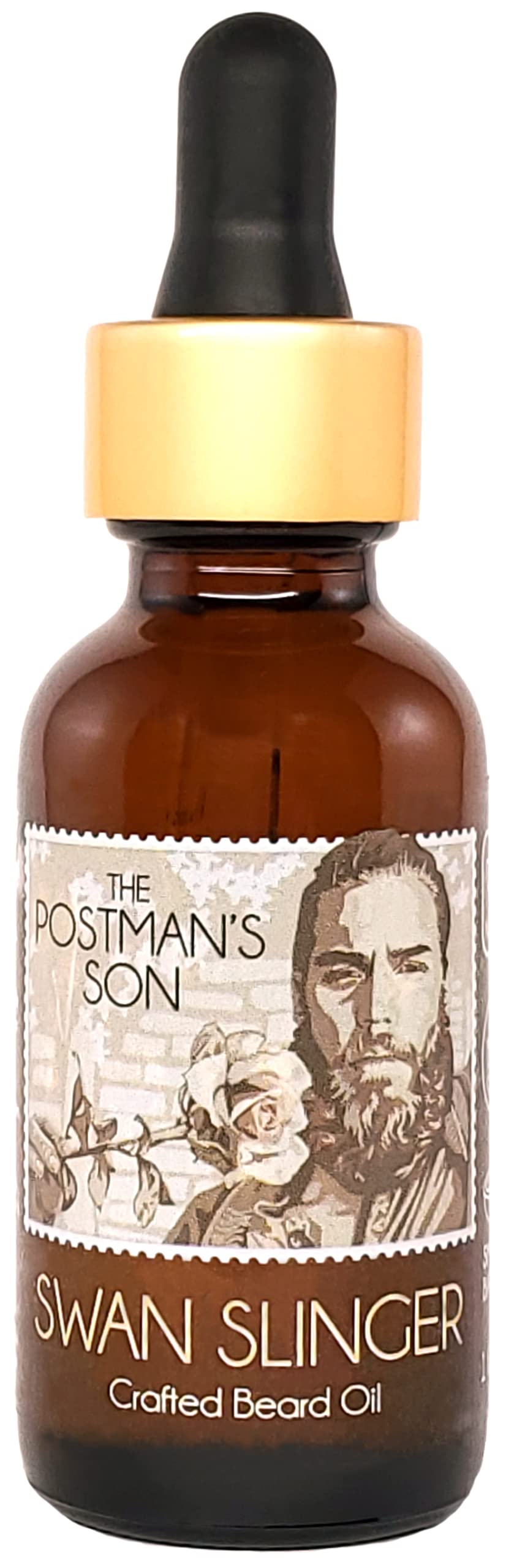 The Postman's Son - SWAN SLINGER - Crafted Beard Oil - 1 fl oz