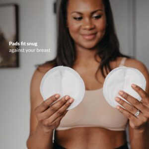 Kiinde Expressions Breast Pads Starter Pack | Disposable Nursing Pads and Reusable Nursing Pads with Heating Pads for Postpartum Nipple Relief and Overnight Protection for Mom