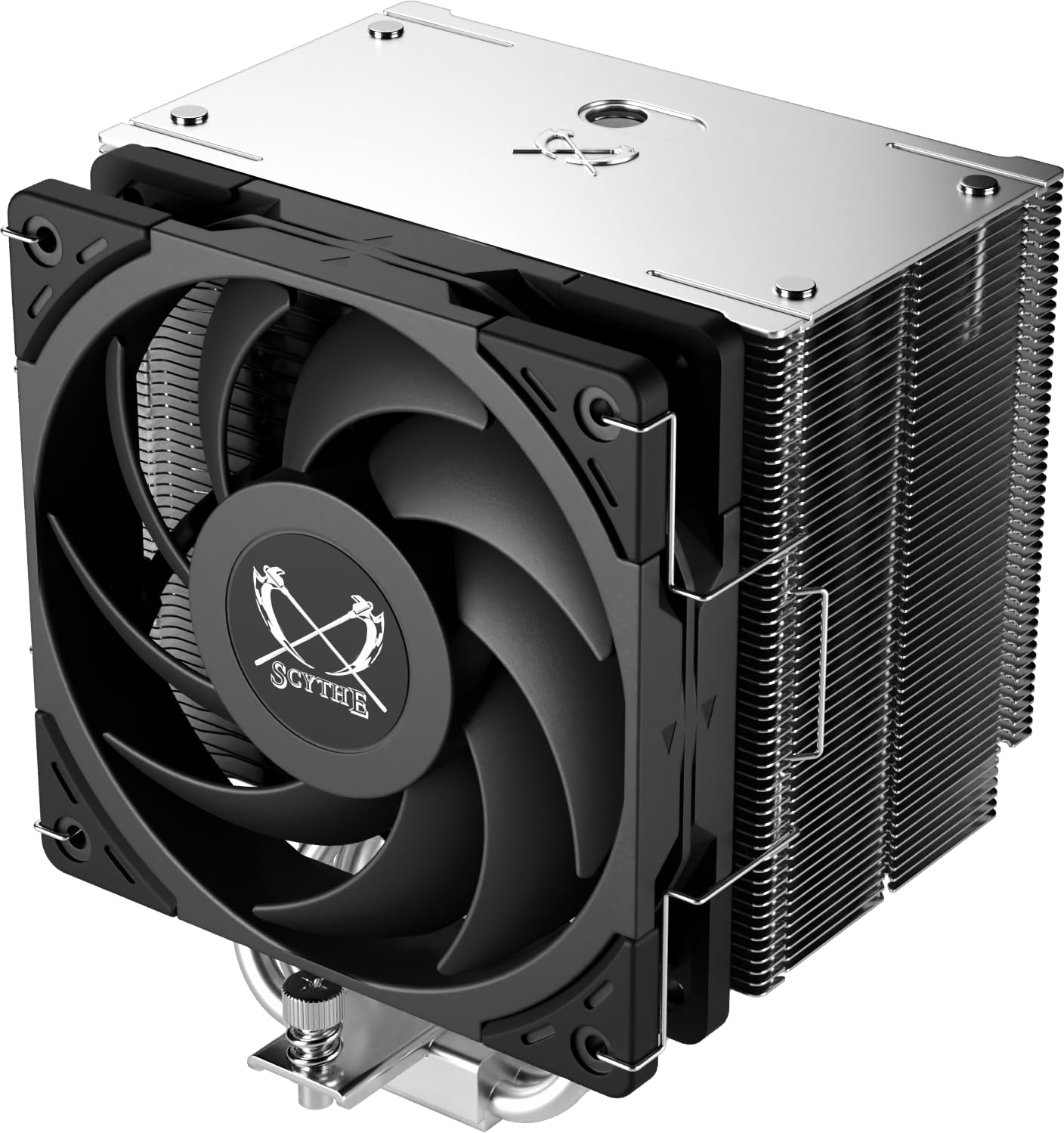 Scythe Mugen 6 CPU Air Cooler, Intel LGA1700, LGA1151, AMD AM5, AM4 Support,120mm, Single Tower, Aluminium Top Cover (Scythe Mugen 5 Rev.C)