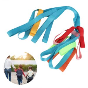 Walking Rope, Baby Kids Walking Rope Anti‑lost Colorful Handles Safety Harnesses Leashes Safety Line Rope for Preschool Daycare Walking Harness Child Leash Wrist Leash Harness Walking Leash