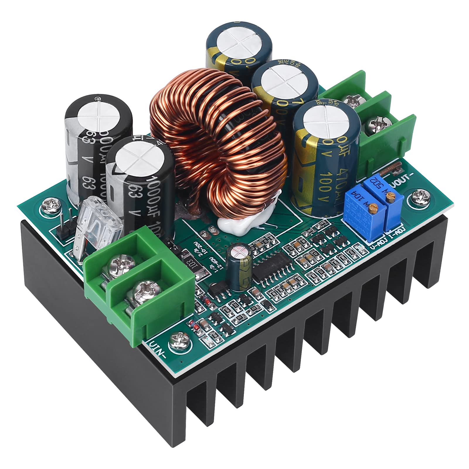 720W High Power DC to DC Boost Converter, PEMENOL DC 10-36V to 12-80V Boost Module Step-up Transformer, Adjustable Charging Power Supply for Electric Vehicles and Solar Power