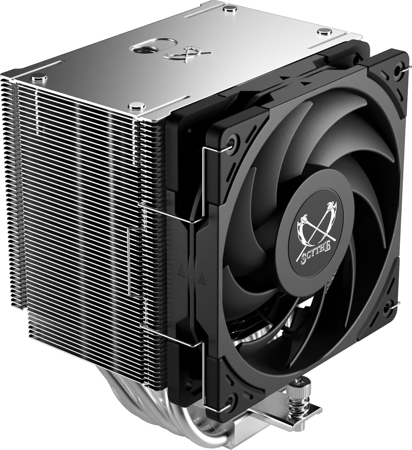 Scythe Mugen 6 CPU Air Cooler, Intel LGA1700, LGA1151, AMD AM5, AM4 Support,120mm, Single Tower, Aluminium Top Cover (Scythe Mugen 5 Rev.C)