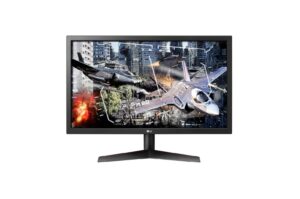 lg electronics 24gl65b-b lcd monitor - ultragear 24" full hd 16:9 class twisted nematic (tn) 1920 x 1080 16.7 million colors freesync 300 nit typical, 240 minimum 1 ms (renewed)