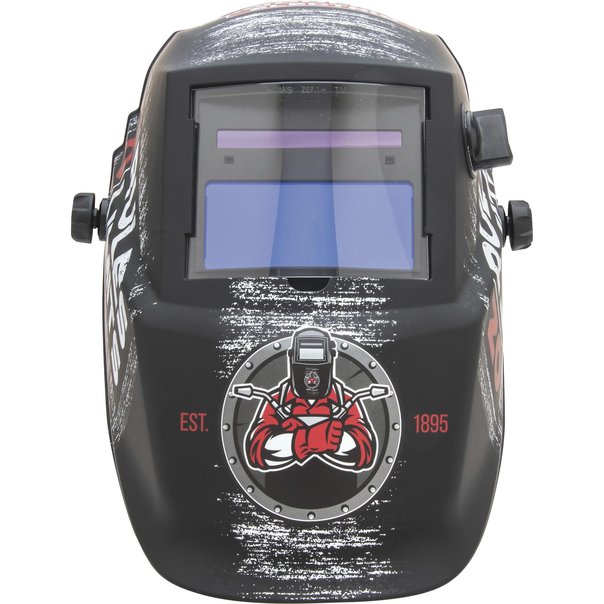 Lincoln Electric No Rules No Limits Welding Helmet K4983-1, Auto Darkening, Lightweight Weld Headgear, Shade 7-13, Grind Mode, Use for Stick, TIG, Pulsed TIG, MIG, Pulsed MIG, Flux Core, Gouging