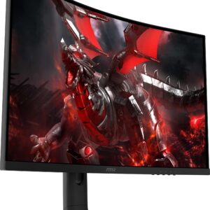 MSI G271C, 27" Gaming Monitor, 1920 x 1080 (FHD), VA, 165Hz, FreeSync Premium, HDMI, Displayport, Tilt