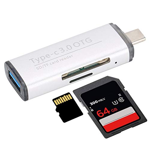 Qinlorgo Powerful Chipset Performance USB3.0 Hub, 3 in 1 Hub, Stable for OTG Memory Card Adapter