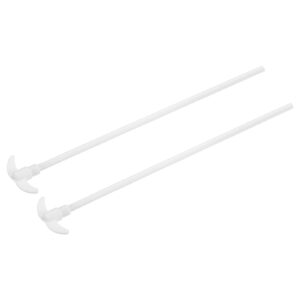 meccanixity ptfe electric stirring rod 300x52mm overhead stirrer mixer shaft with foldable paddle for lab 2pcs