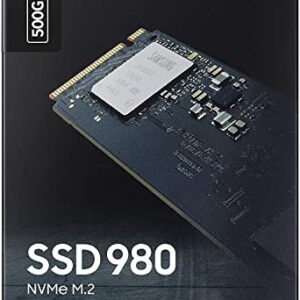 NATIVO HARVEST Sam-Sung 980 SSD M.2 NVMe/MZ-V8V500B / Interface Internal Solid State Drive with V-NAND Technology for Gaming, Heavy Graphics, Full Power Mode (500 GB)